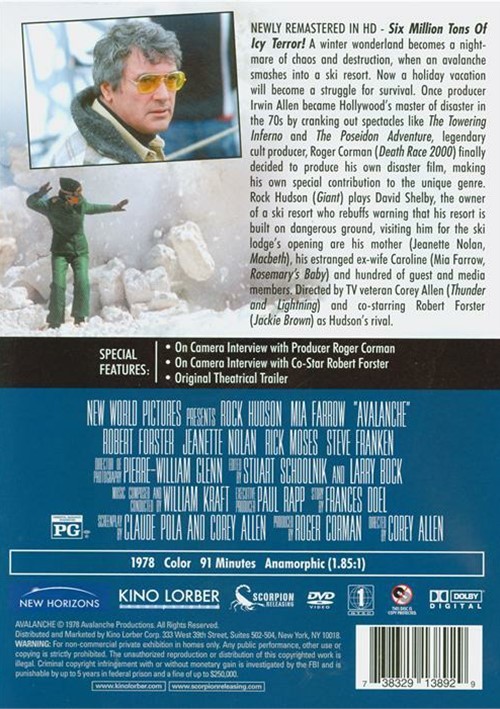 Avalanche (1978) (DVD 1978) | DVD Empire