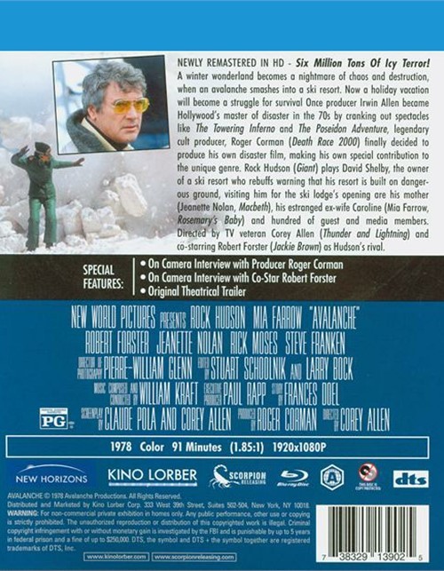 Avalanche (1978) (Blu-ray 1978) | DVD Empire
