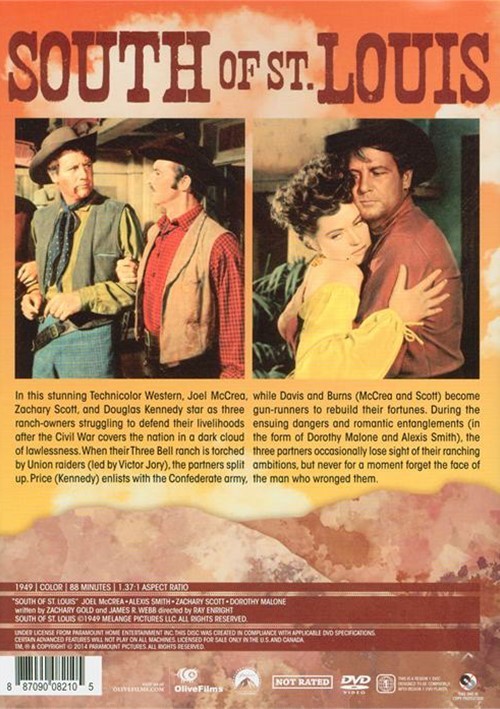 South Of St. Louis (DVD 1949) | DVD Empire