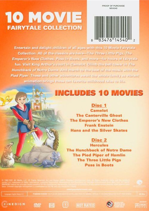 10 Movie Fairytale Collection (DVD 1992) | DVD Empire