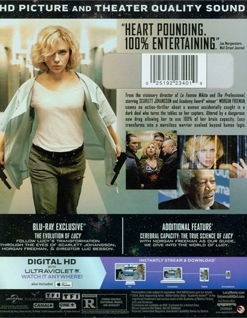 Lucy (Blu-ray + DVD + UltraViolet) (Blu-ray 2014) | DVD Empire