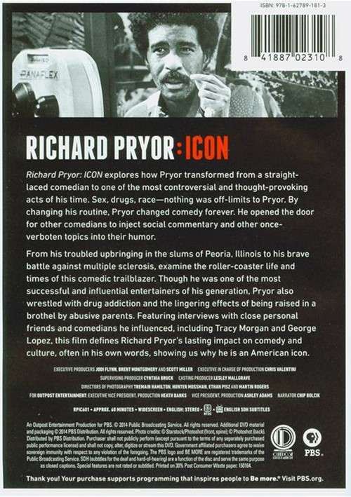 Richard Pryor: Icon (DVD 2014) | DVD Empire