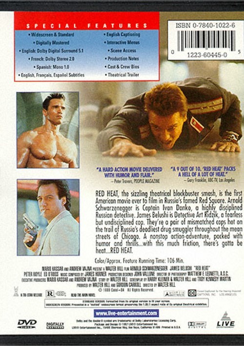 Red Heat (DVD 1988) | DVD Empire