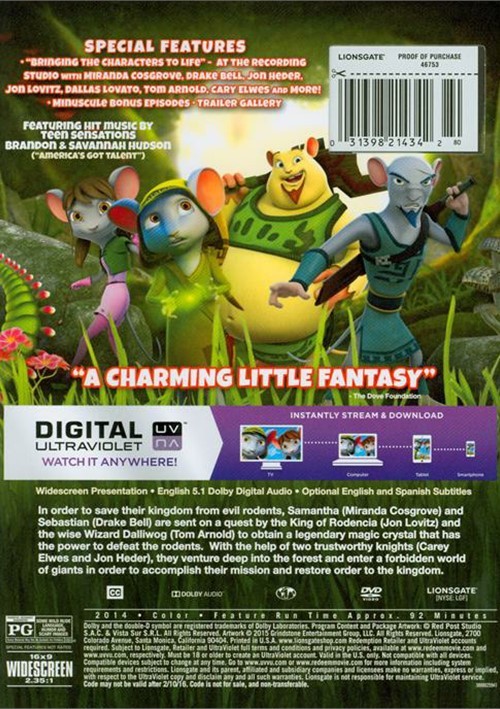 Mouse Tale, A (DVD + UltraViolet) (DVD 2014) | DVD Empire