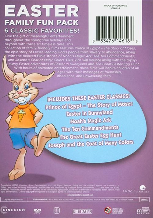 Easter Family Fun Pack: 6 Classic Favorites (DVD) | DVD Empire