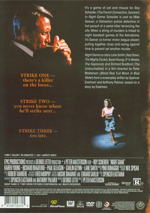 Night Game (DVD 1989) | DVD Empire