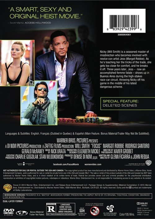Focus (DVD + UltraViolet) (DVD 2015) | DVD Empire