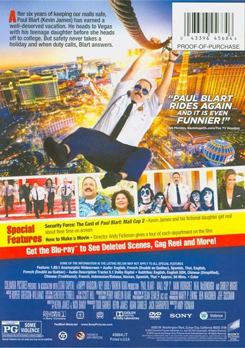 Paul Blart: Mall Cop 2 (DVD + UltraViolet) (DVD 2015) | DVD Empire