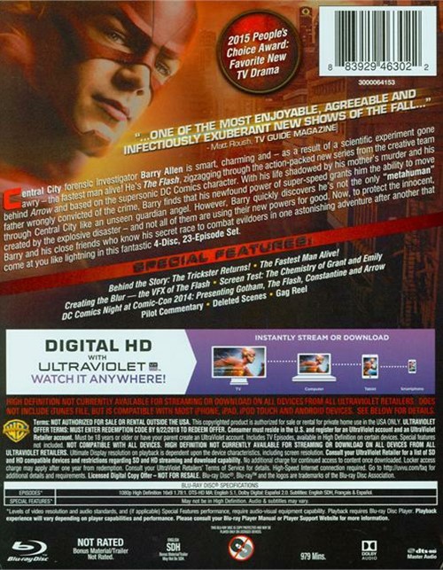 Flash, The: The Complete First Season (Blu-ray + UltraViolet) (Blu-ray ...