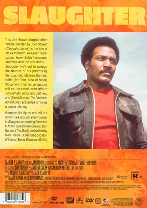 Slaughter (DVD 1972) | DVD Empire