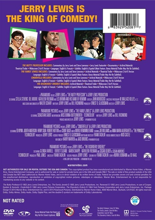 4 Film Favorites: Jerry Lewis Comedies (DVD) | DVD Empire