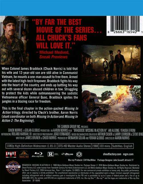 Braddock: Missing In Action III (Blu-ray 1988) | DVD Empire