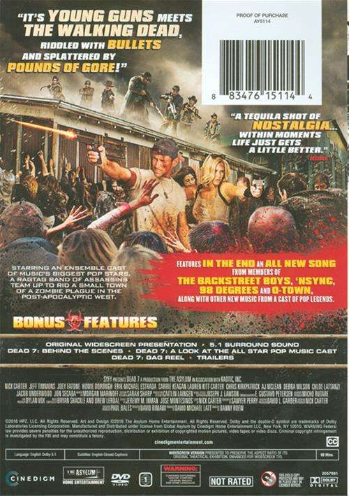 Dead 7 (DVD 2016) | DVD Empire