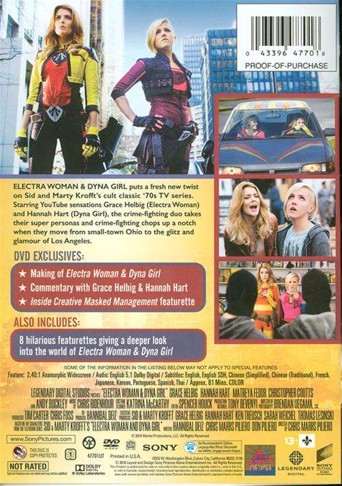 Electra Woman & Dyna Girl (DVD 2016) | DVD Empire