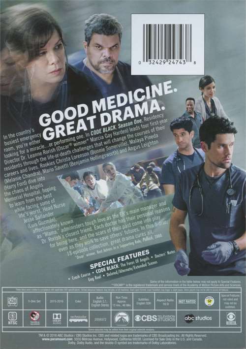 Code Black: Season One (DVD 2015) | DVD Empire