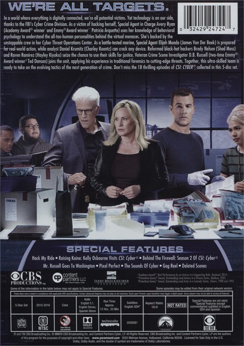 CSI: Cyber - The Final Season (DVD) | DVD Empire