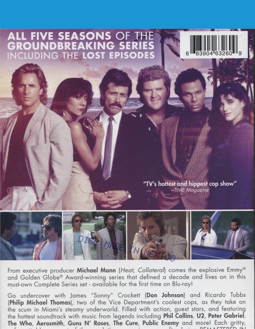 Miami Vice: The Complete Series (Blu-Ray) (Blu-ray 2016) | DVD Empire