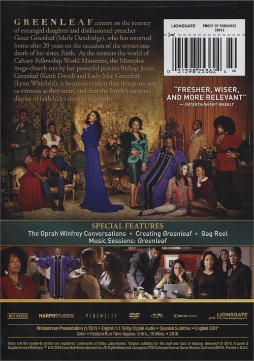 Greenleaf: Season One (DVD 2016) | DVD Empire