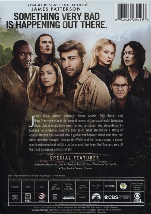 Zoo: The Complete Second Season (DVD 2015) | DVD Empire