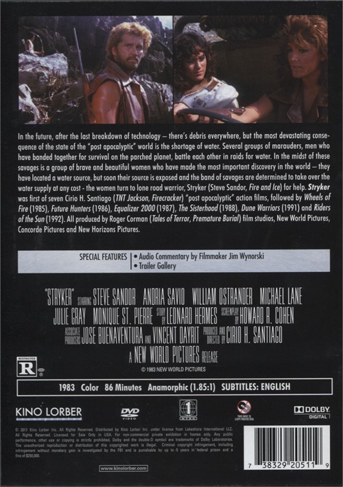 Stryker (DVD 1983) | DVD Empire