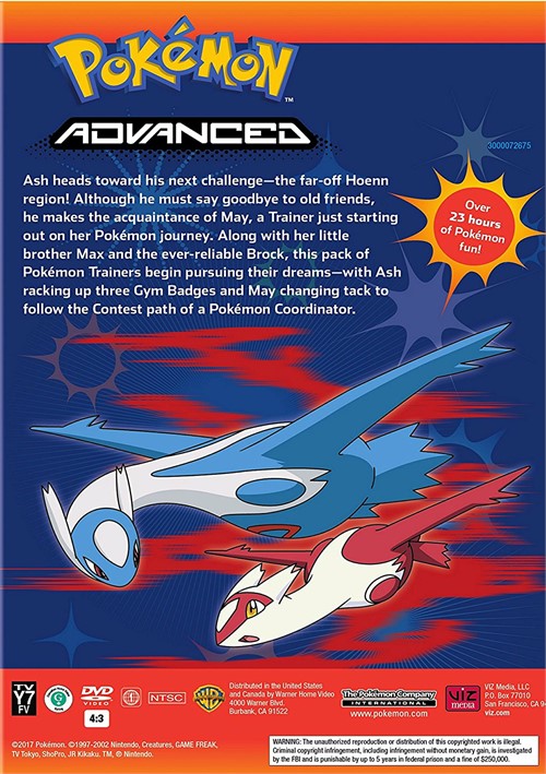 Pokemon Advanced: Complete Collection (DVD 2017) | DVD Empire