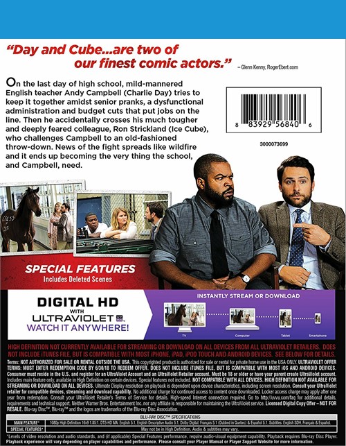 Fist Fight (Blu-ray + DVD Combo + Digital HD) (Blu-ray 2016) | DVD Empire