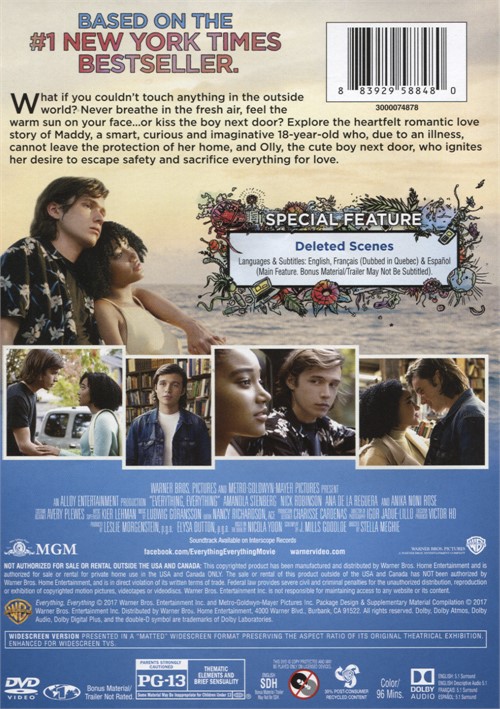 Everything, Everything (DVD 2017) | DVD Empire
