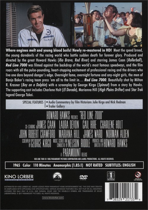 Red Line 7000 (DVD 1965) | DVD Empire