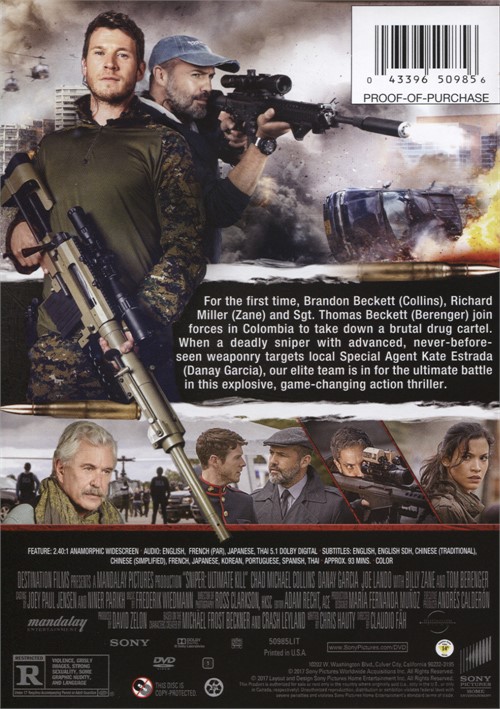 Sniper: Ultimate Kill (DVD 2017) | DVD Empire