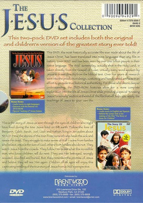 Jesus Collection, The: Jesus / The Story Of Jesus For Children (DVD ...