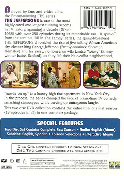 Jeffersons, The: The Complete First Season (DVD 1975) | DVD Empire