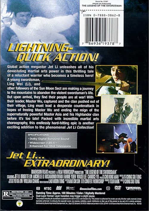Jet Li: The Legend Of The Swordsman (DVD) | DVD Empire
