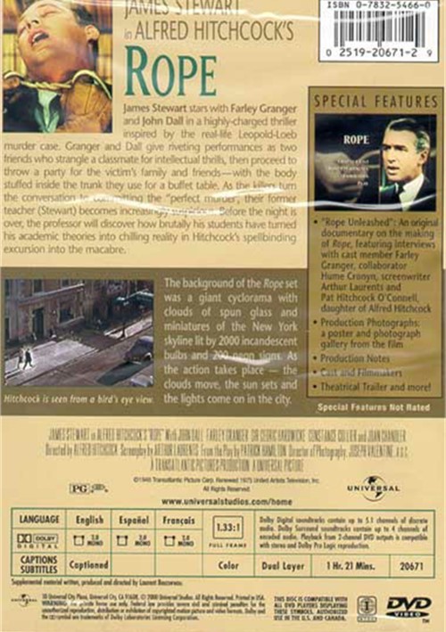 Rope (DVD 1948) | DVD Empire