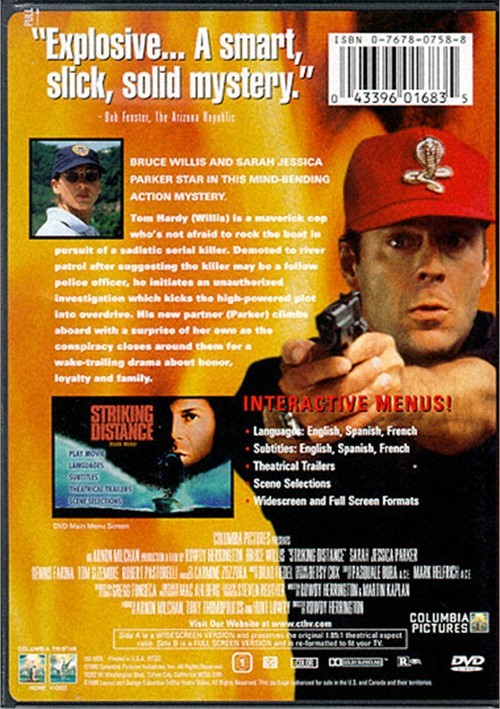 Striking Distance (DVD 1993) | DVD Empire