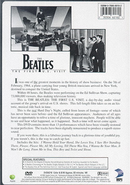 Beatles: First U.S. Visit (DVD 1990) | DVD Empire