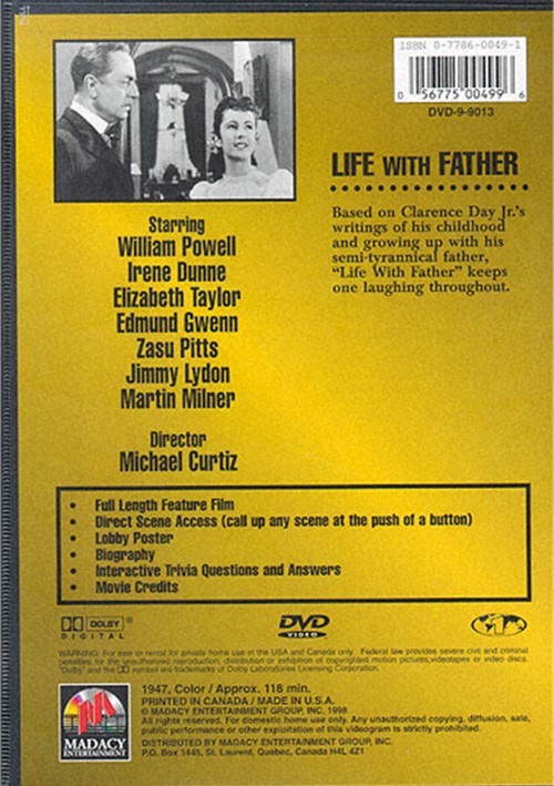 Life With Father (DVD 1947) | DVD Empire