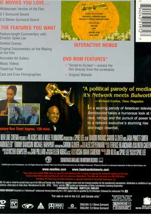 Bamboozled (DVD 2000) | DVD Empire