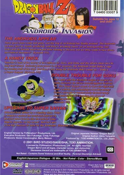 Dragon Ball Z: Androids #1 - Invasion (DVD 2001) | DVD Empire