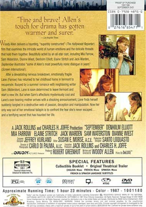 September (DVD 1987) | DVD Empire