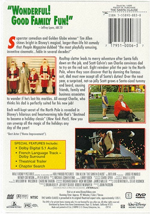 Santa Clause, The (DVD 1994) | DVD Empire