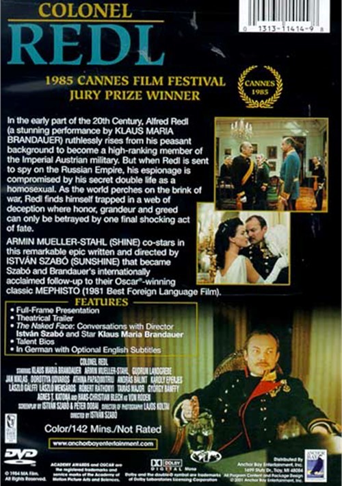 Colonel Redl (DVD 1984) | DVD Empire