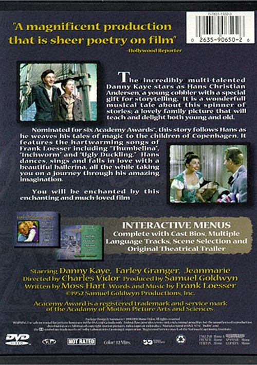 Hans Christian Andersen (HBO) (DVD 1952) | DVD Empire