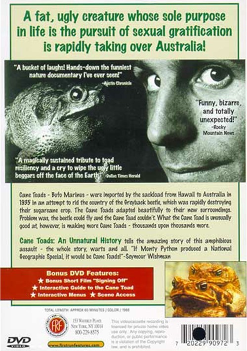 Cane Toads: An Unnatural History (DVD 1988) | DVD Empire
