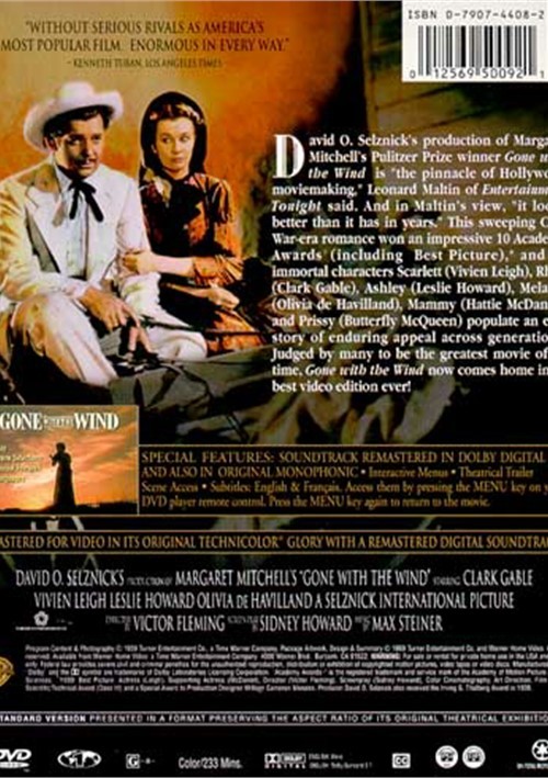 Gone With The Wind (DVD 1939) | DVD Empire