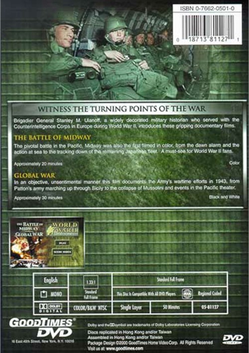 World War II Greatest Battles: The Battle Of Midway/ Global War (DVD ...