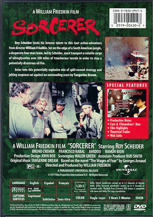 Sorcerer (DVD 1977) | DVD Empire