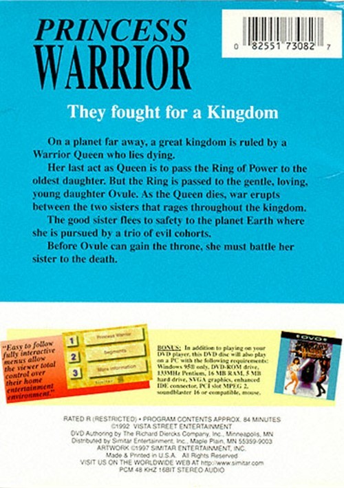 Princess Warrior (DVD 1992) | DVD Empire