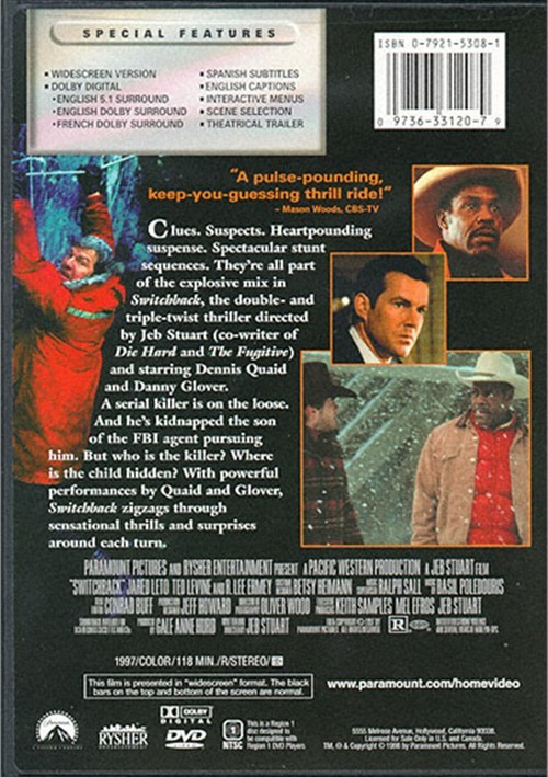 Switchback (DVD 1997) | DVD Empire
