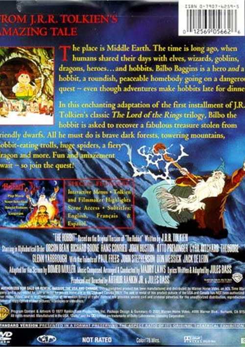 Hobbit, The (DVD 1977) | DVD Empire
