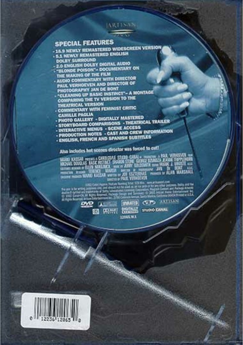 Basic Instinct: Unrated Special Limited Edition (DVD 1992) | DVD Empire